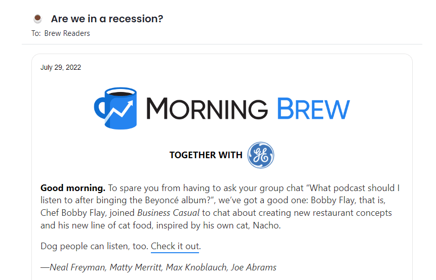 The Anatomy of Email Newsletter Design - Paved Blog