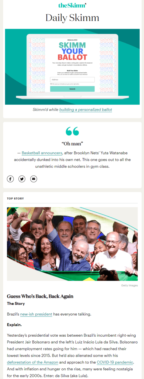 10 Newsletters Like The Skimm - Paved Blog