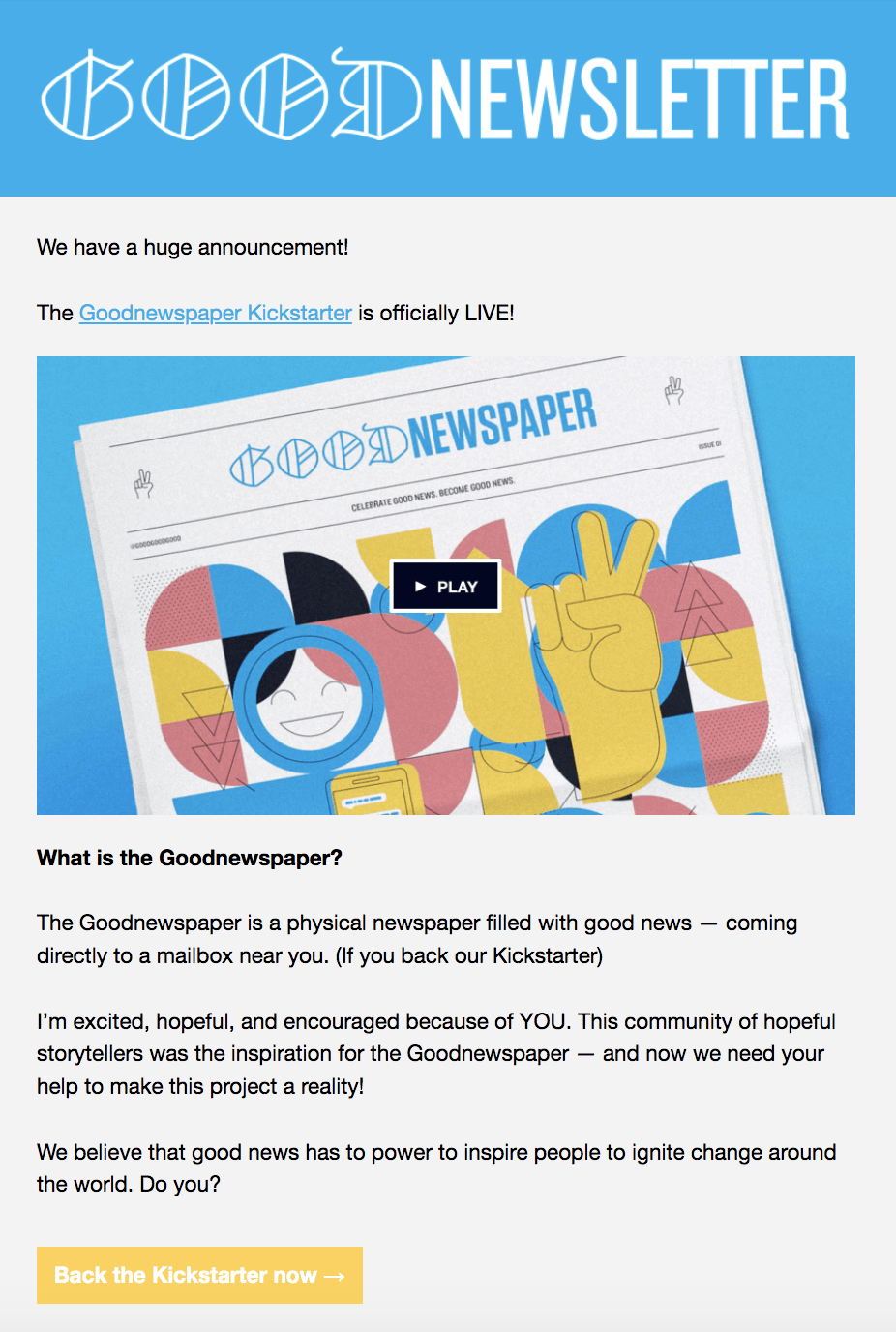 My First Ad: Email Advertising in Good Good Good by Branden Harvey ...