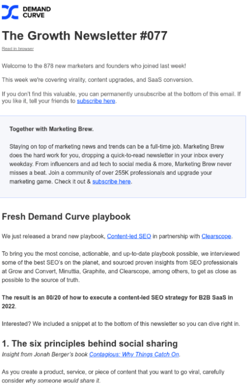 Top 30 Marketing Newsletters for 2024