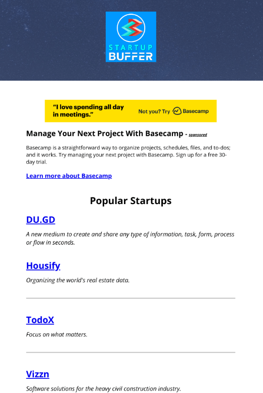 Top 15 Startup Newsletters Like Failory - Paved Blog