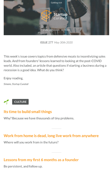 Top 15 Startup Newsletters Like Failory - Paved Blog