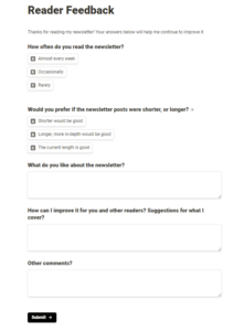 Top 10 Tips for Newsletter Feedback Surveys and Polls