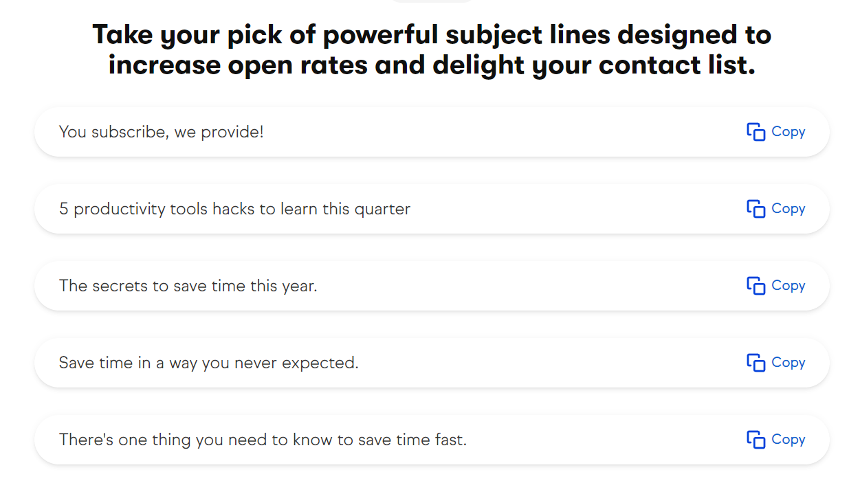 Work Smarter, Not Harder: We Tried 13 Subject Line Testers