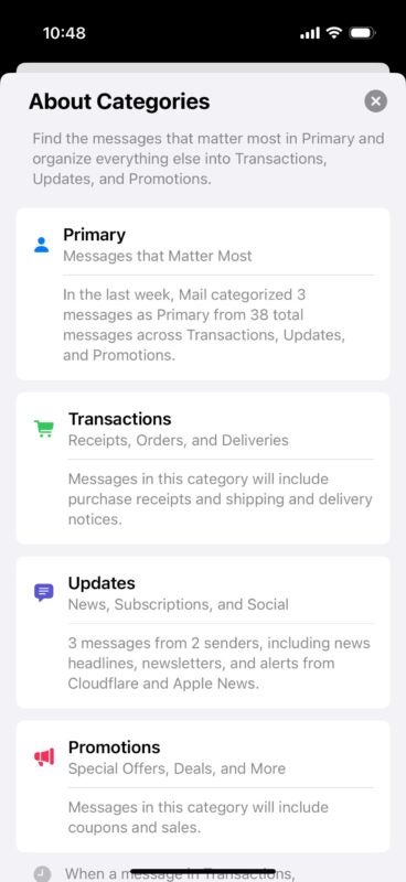 Categorized Mail: What's New with Apple Mail iOS 18.2 - 18.4 - Paved Blog