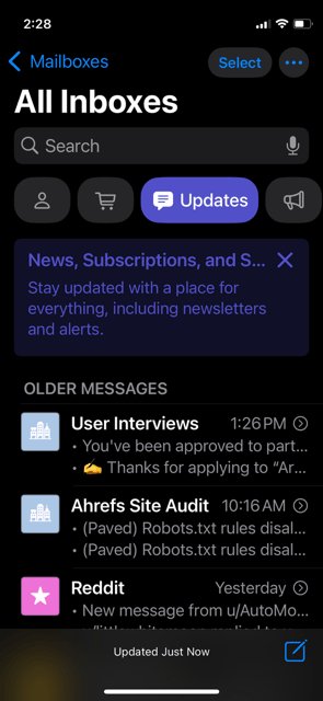 Categorized Mail: What's New with Apple Mail iOS 18.2 - 18.4 - Paved Blog