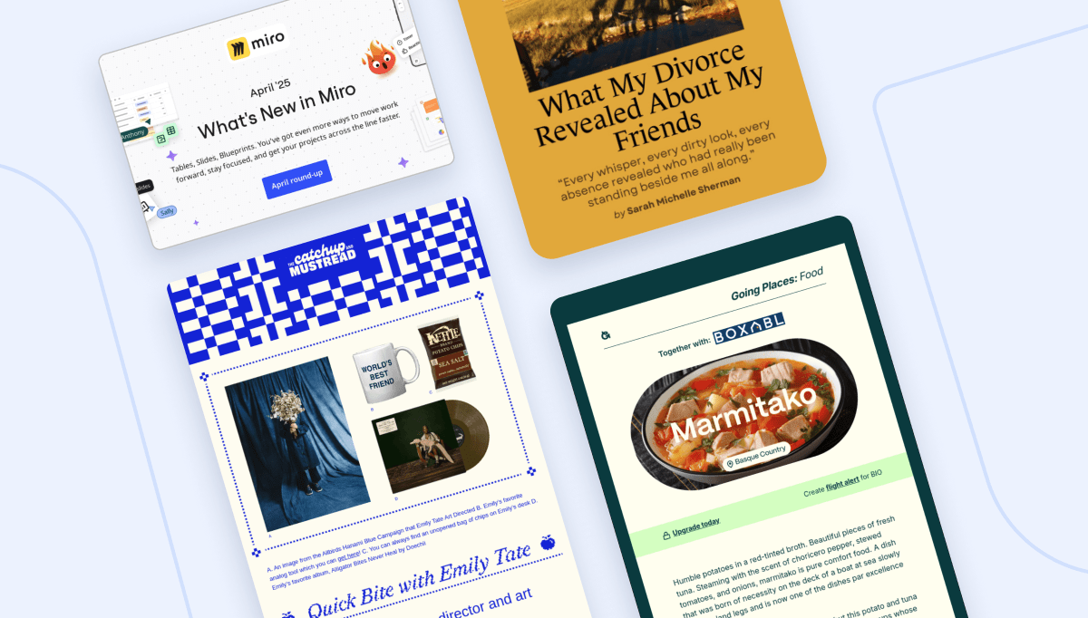 20 Eye-Catching Newsletter Examples (with Previews) - Paved Blog